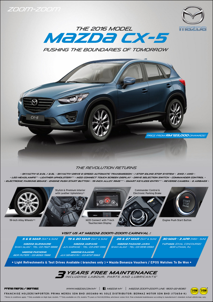 Karnival Mazda Zoom-Zoom Kembali Dengan Tawaran Menarik