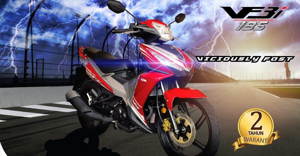 SYM Super Moped VF3i Kini Di Malaysia, Harga Pula 'Tak Masuk Akal ...