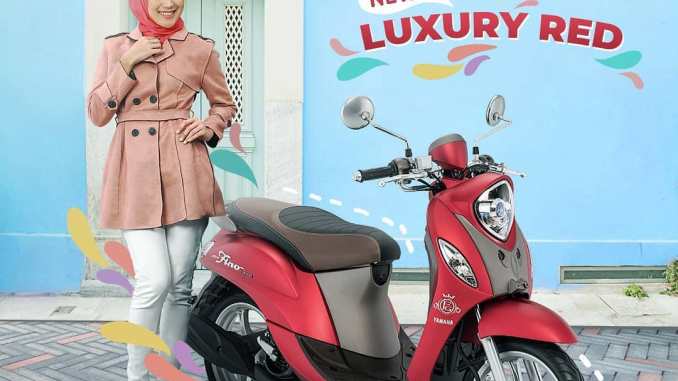 Yamaha Fino Grande Tambah Warna Baharu - Merah, Khas untuk Wanita ...