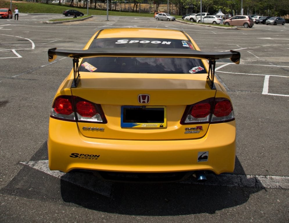 #BikinKereta: Honda Civic FD2 Type R Kuning Spoon
