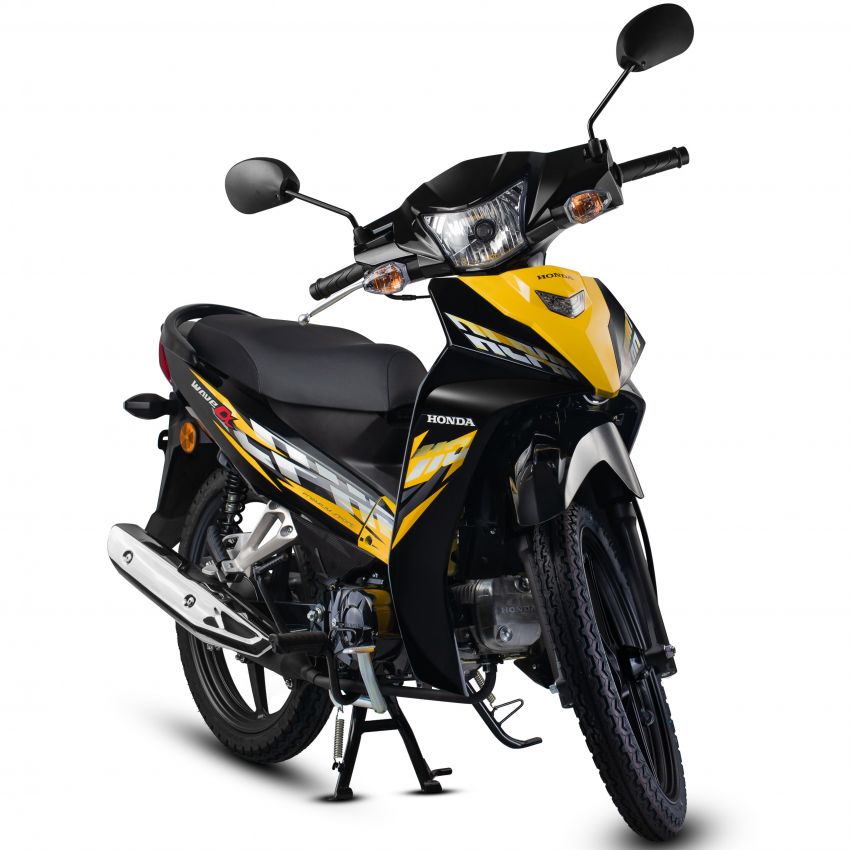 Honda Wave Alpha Dapat Seragam Baharu Sambut 2019, Hitam-Kuning Paling ...