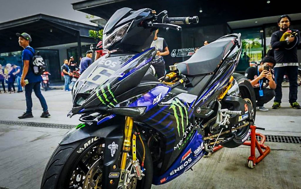 Kelibat Yamaha Y15ZR Versi Monster Energy (2019) Dilihat di Malaysia?