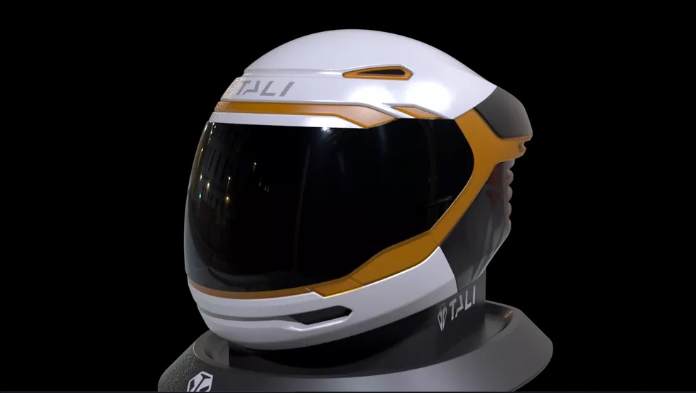 Helmet TALI yang Pintar dengan Ciri Bluetooth dan Lampu Signal Belok, Brek