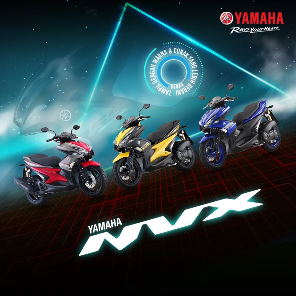 Yamaha NVX (2020) Perkenal Warna Baharu, Harga Kekal RM10,888