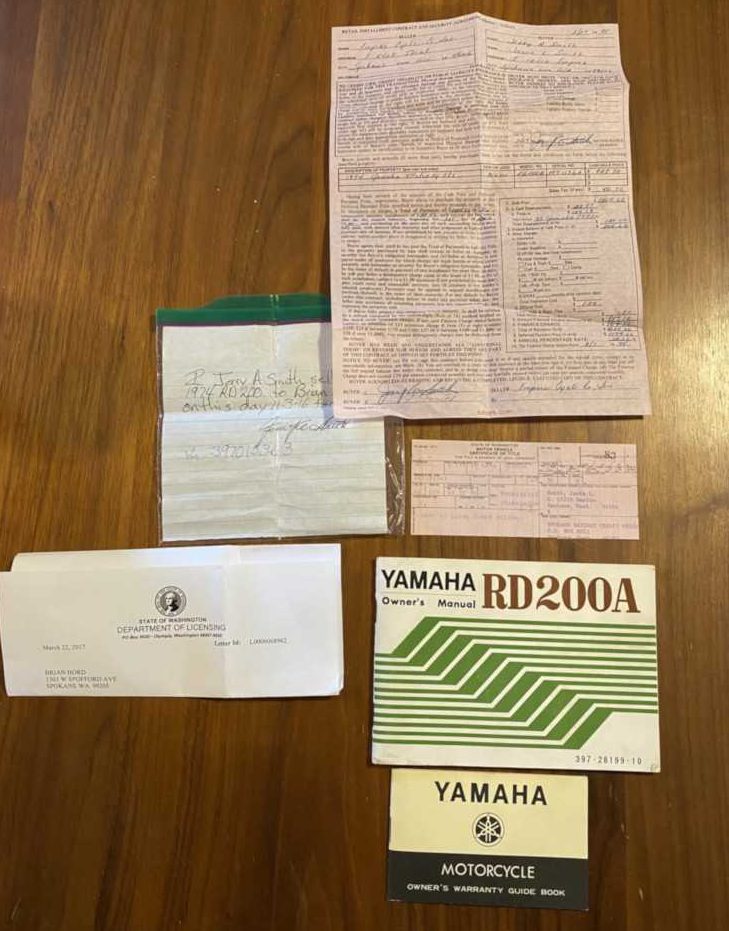 Yamaha RD200A (1974) Versi Penghidup Elektrik Ini Cuma Dijual RM14k Sahaja