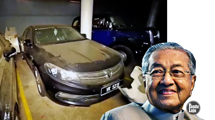 Proton Perdana Tun Mahathir Tersadai