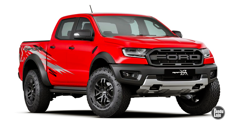Ford Ranger Raptor X Edisi Khas yang Pertama Warna Merah Lancar di ...