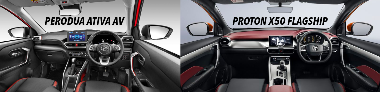 Perbandingan: Perodua Ativa vs Proton X50, Apa yang Berbeza?