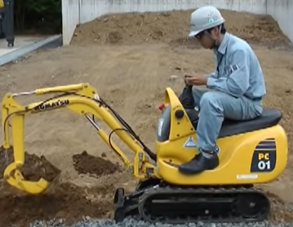 Honda, Komatsu Bangunkan Jengkaut Mini Elektrik!