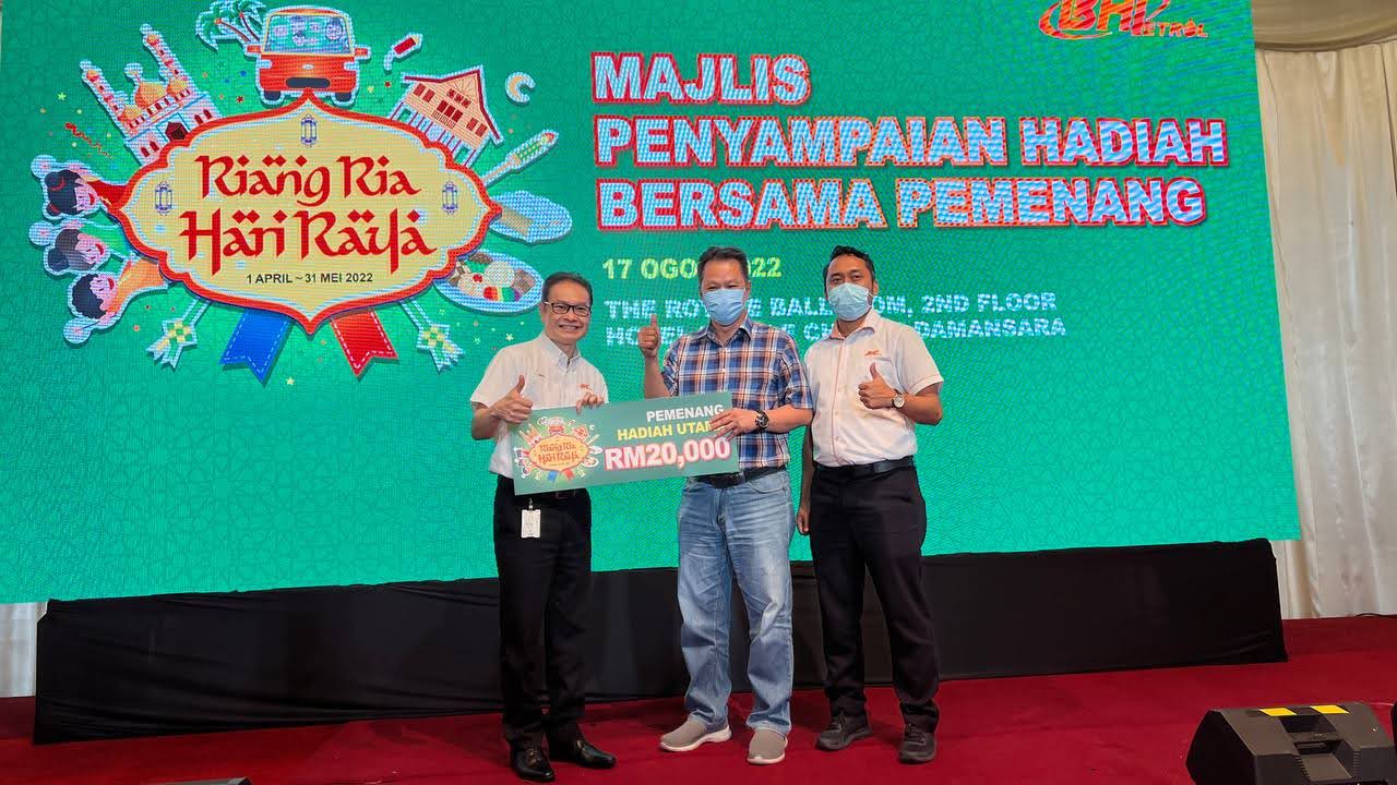 BHPetrol Beri Hadiah Pemenang Peraduan 'Riang Ria Hari Raya' Bernilai ...