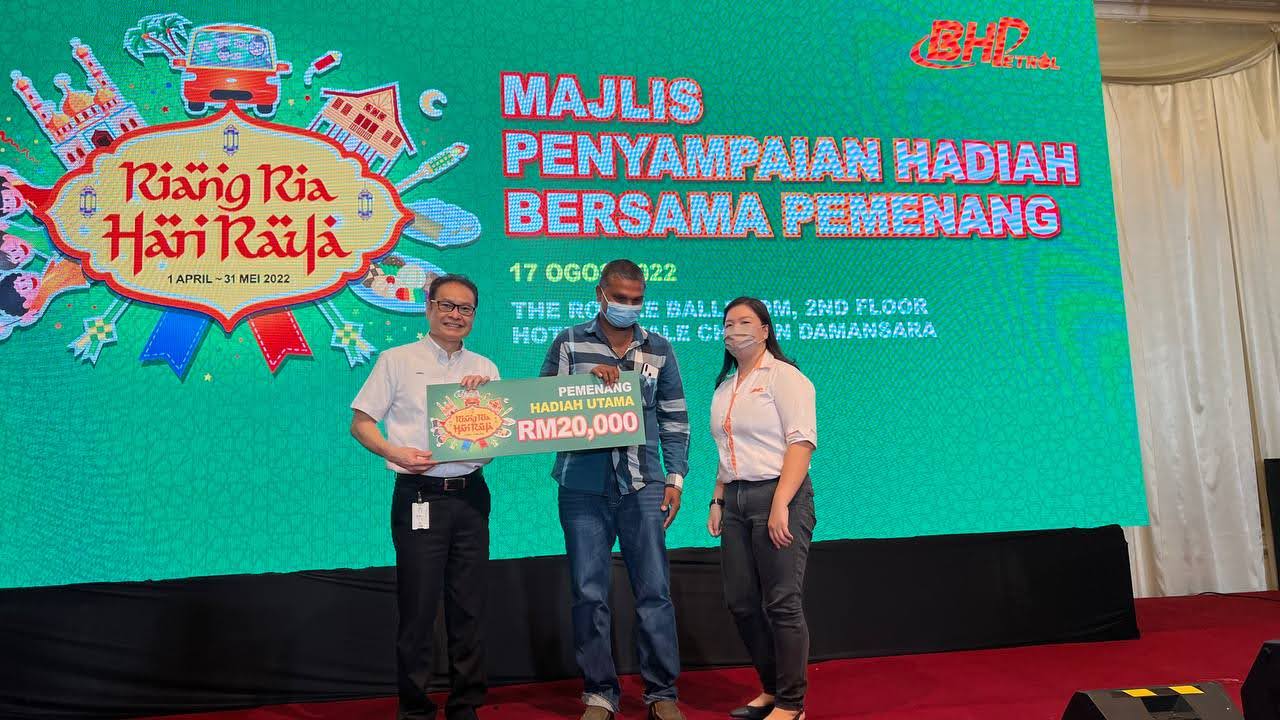 BHPetrol Beri Hadiah Pemenang Peraduan 'Riang Ria Hari Raya' Bernilai ...