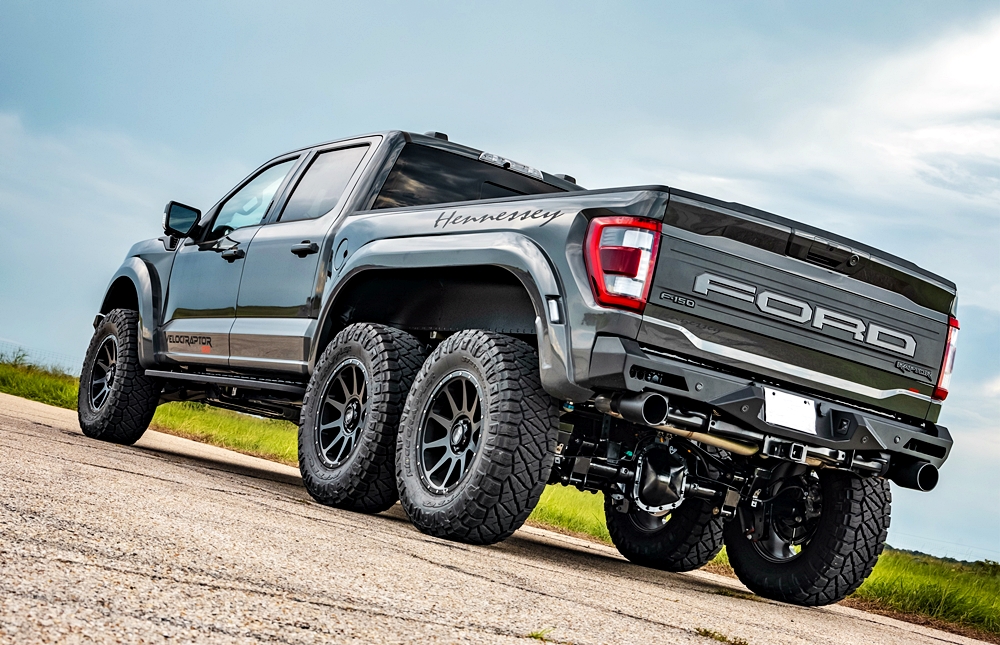 #BikinKereta: Ford F-150 Raptor Jadi Hennessey VelociRaptor 6x6, Harga ...