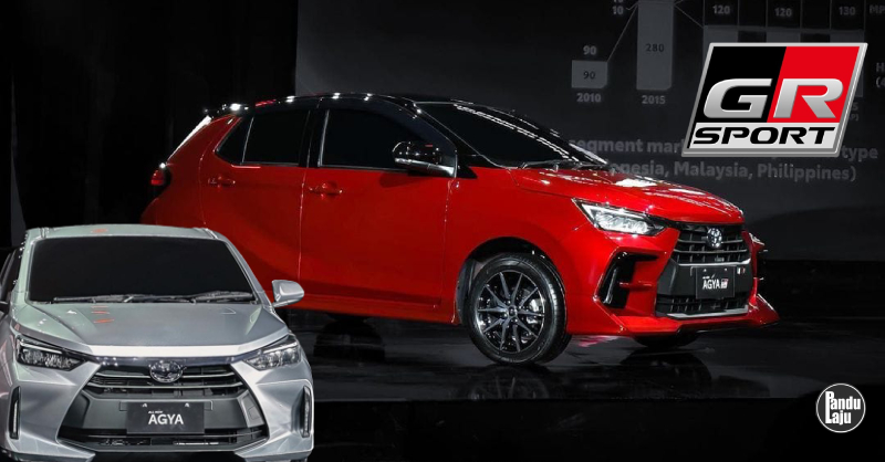Indonesia Perkenal Toyota Agya (2023) Serba Baharu dengan Varian GR Sport!