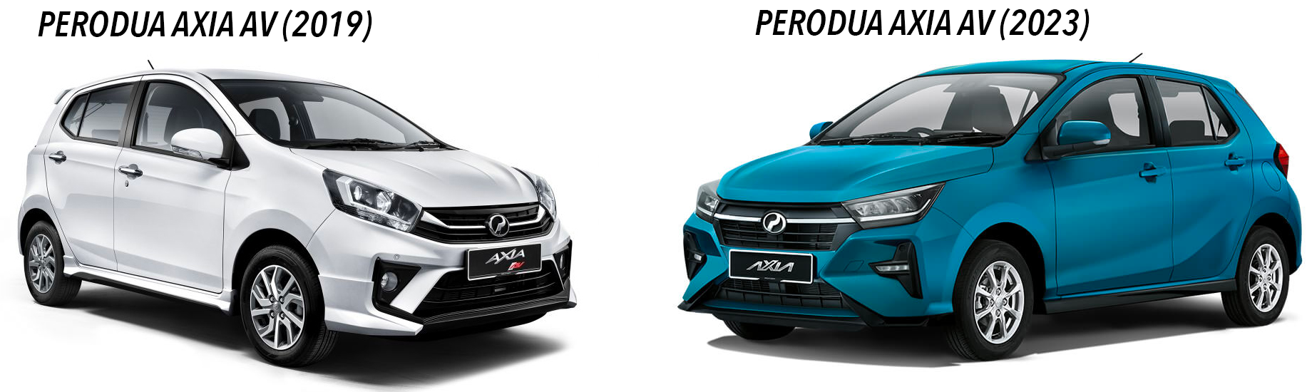 #Perbandingan: Perodua Axia AV (2023) vs Axia AV (2019), Mana Lagi Ngam?