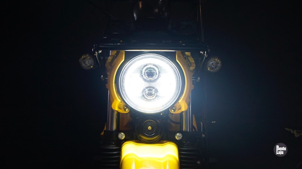 Aveta Pamer Kapcai Scrambler Ranger Max 130 (2023) dengan Aksesori Touring