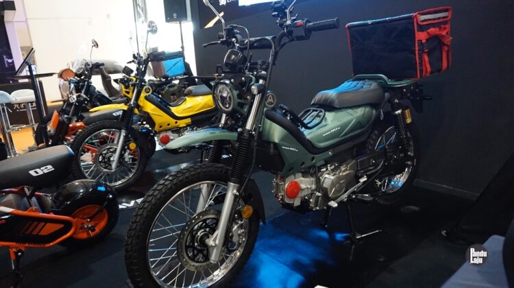 Aveta Pamer Kapcai Scrambler Ranger Max 130 (2023) dengan Aksesori Touring
