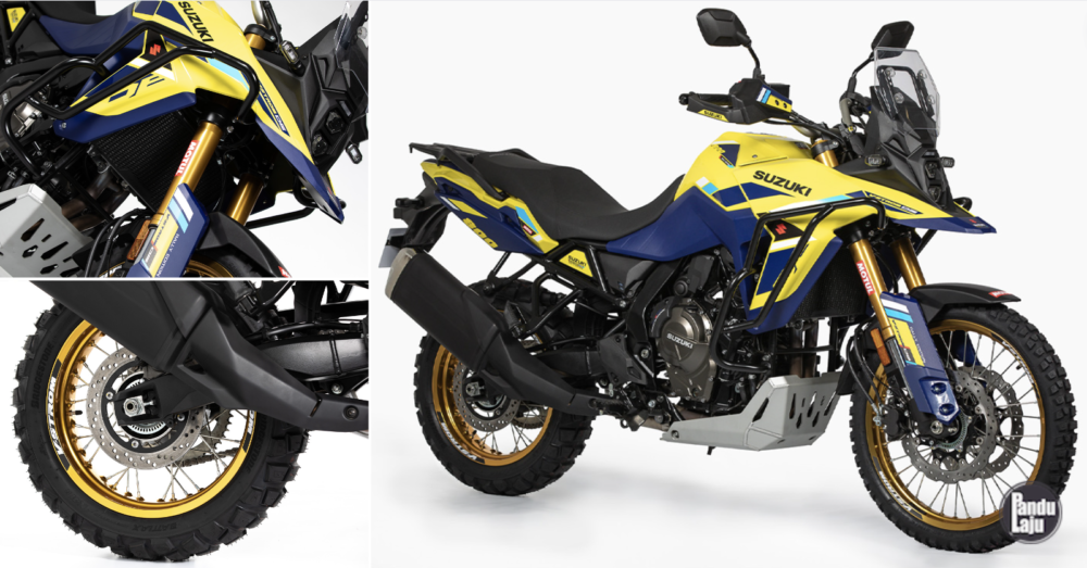 Perancis Tawar Suzuki V-Strom 800DE Rally Edition (2023), Harga RM65.9k!