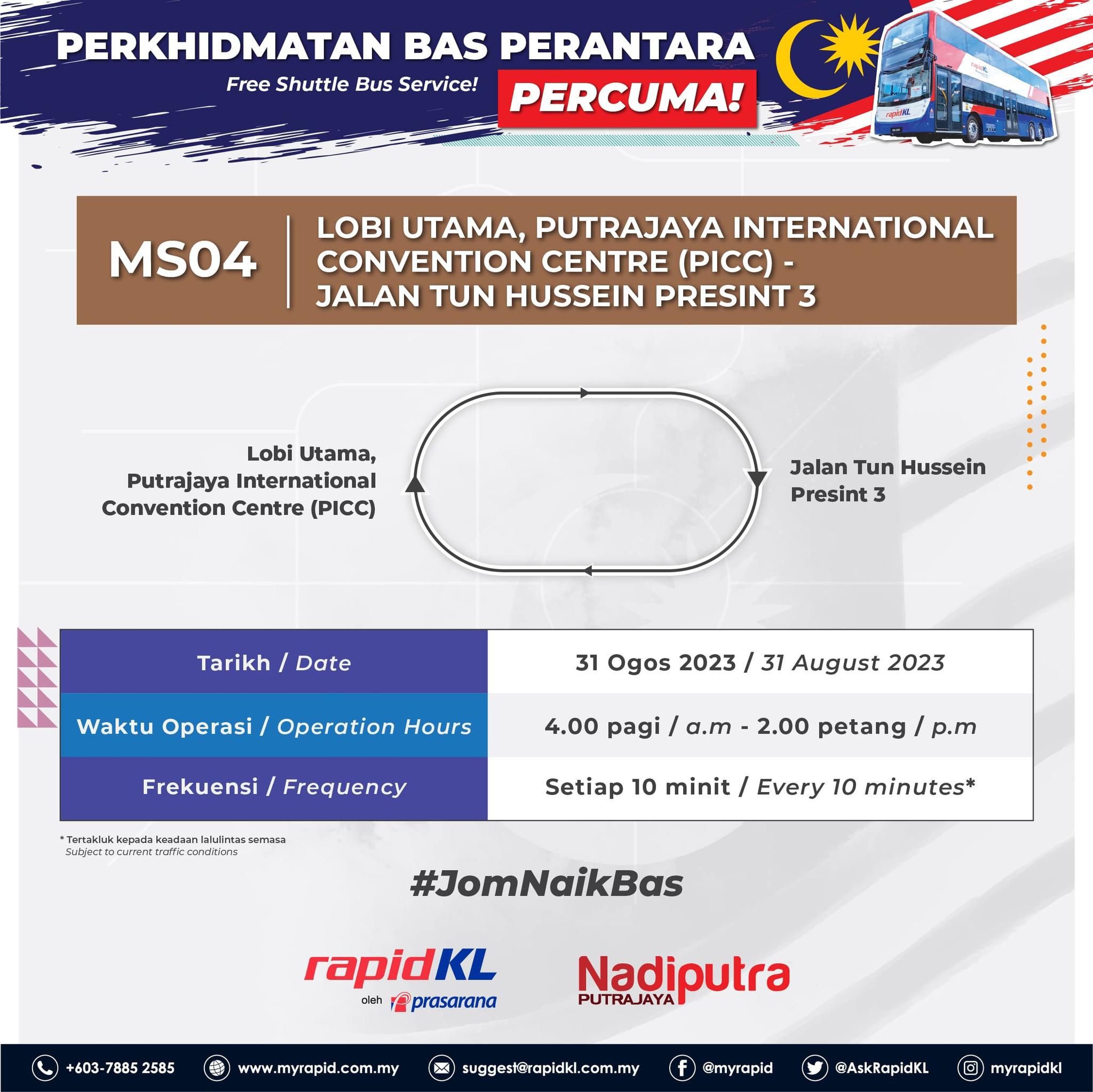 Waktu Operasi Tren Rapid KL Lanjut, Bas Perantara Percuma Sempena ...