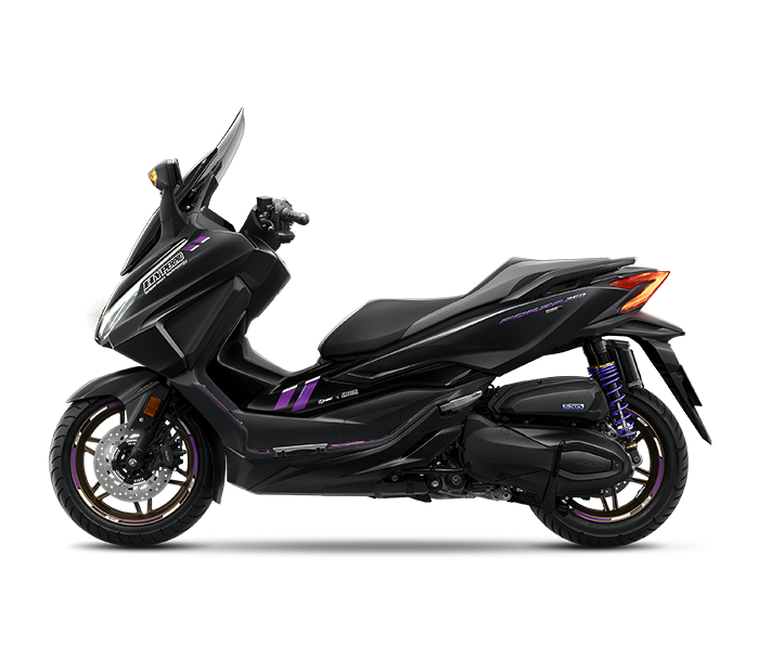 Honda Forza 350 Dark Gravity Special Edition (2023) Lancar di Thai dengan Suspensi Hyperpro ...