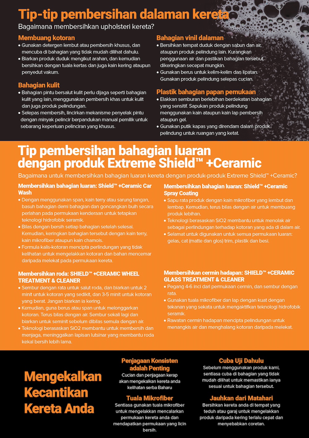 Produk Cuci, Penjagaan Kereta Baharu Armor All Extreme Shield +Ceramic ...