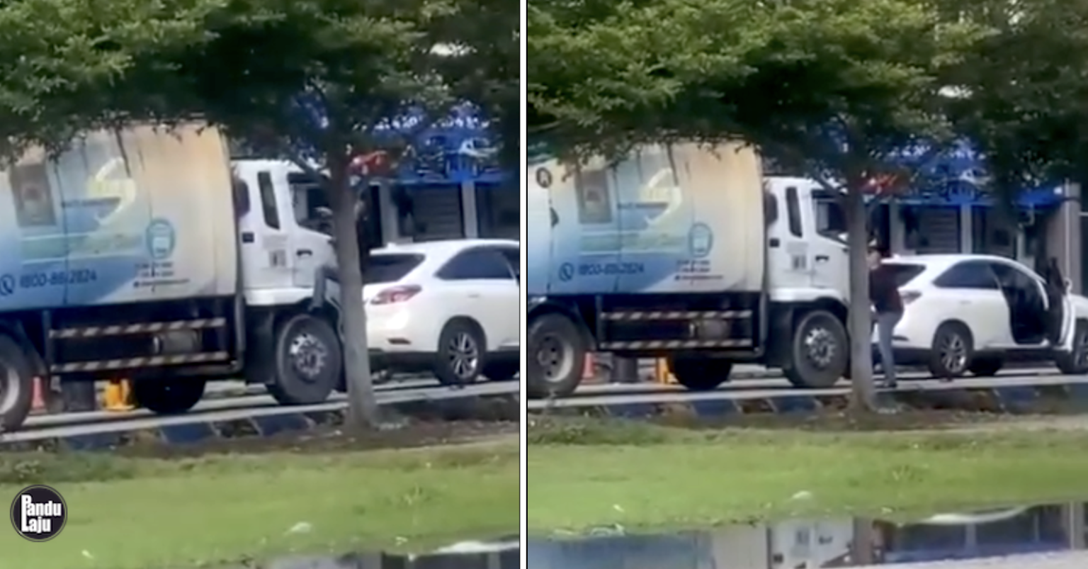 Pemandu Lori Sampah Kena Pukul Sebab Bunyikan Hon Minta Alih Kenderaan
