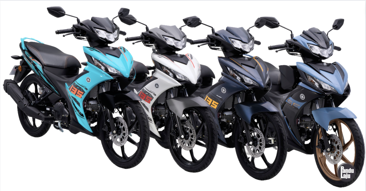 HLYM Perkenalkan 4 Warna Baharu Yamaha 135LC Fi (2023), Harga Mula RM8.2k!