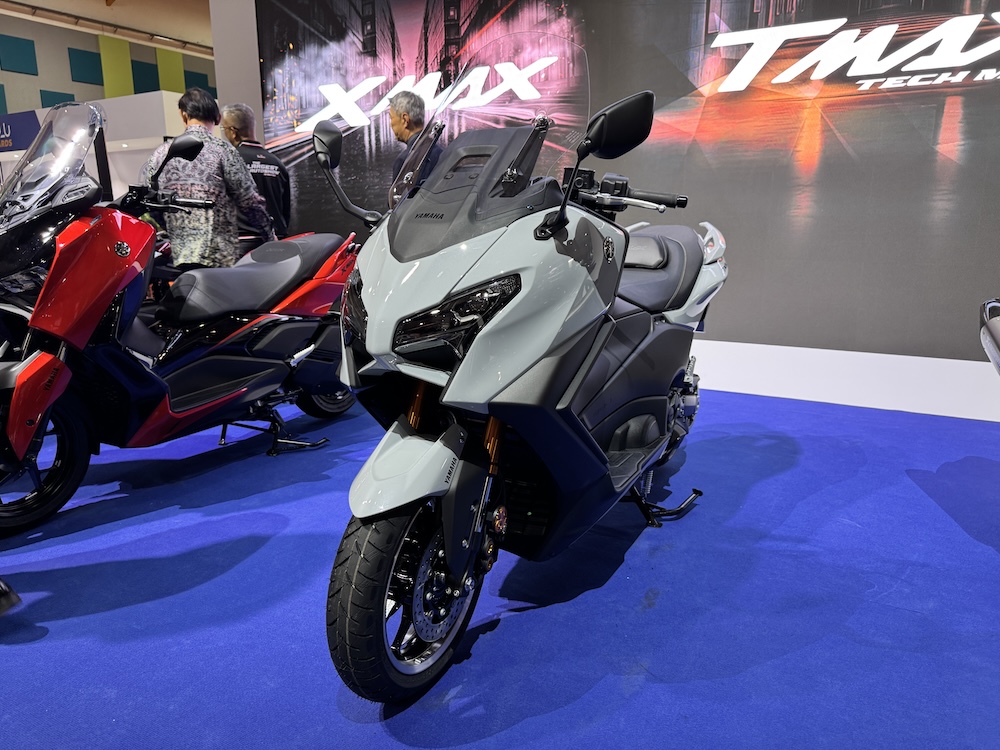 #MAS2025: HLYM Lancar Yamaha TMAX Tech Max 2025, Harga RM75.8k!