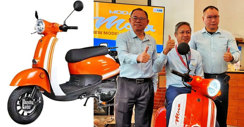 Skuter Gaya Retro Moden MODA Moca 2025 Lancar di Malaysia, Harga RM3,988