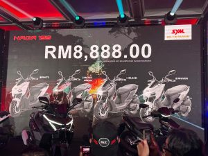 Skuter SYM NAGA 155 dengan Rekabentuk Sisik Ular Lancar di Malaysia ...