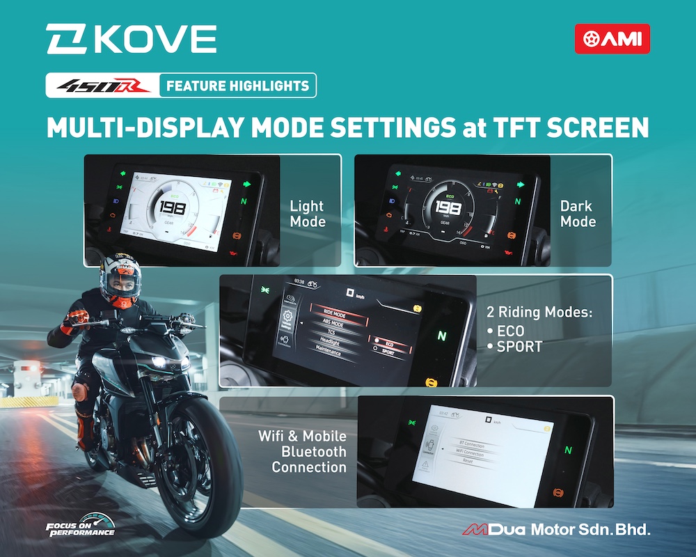 Jenama Kove Rasmi Masuk Malaysia, Lancar 450R dan 800X GT, Harga Mula ...