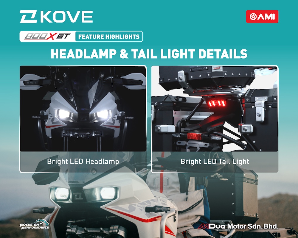 Jenama Kove Rasmi Masuk Malaysia, Lancar 450R dan 800X GT, Harga Mula ...