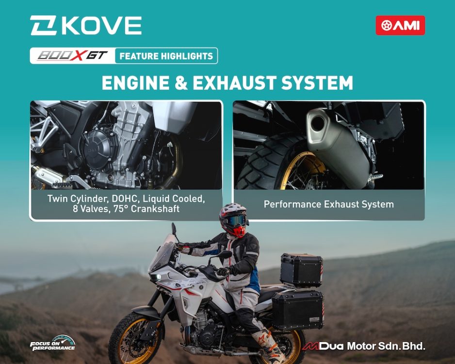 Jenama Kove Rasmi Masuk Malaysia, Lancar 450R dan 800X GT, Harga Mula ...